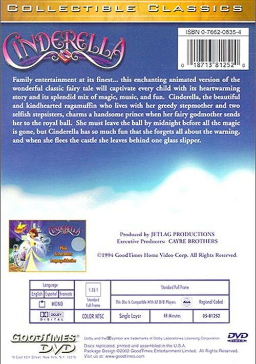 Cinderella (Goodtimes) (DVD 1994) | DVD Empire