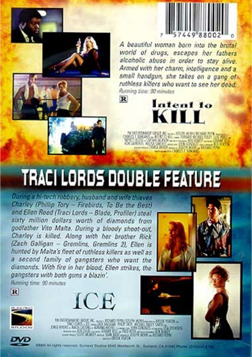 Traci Lords Double Feature: Intent To Kill/ Ice (DVD 2001) | DVD Empire