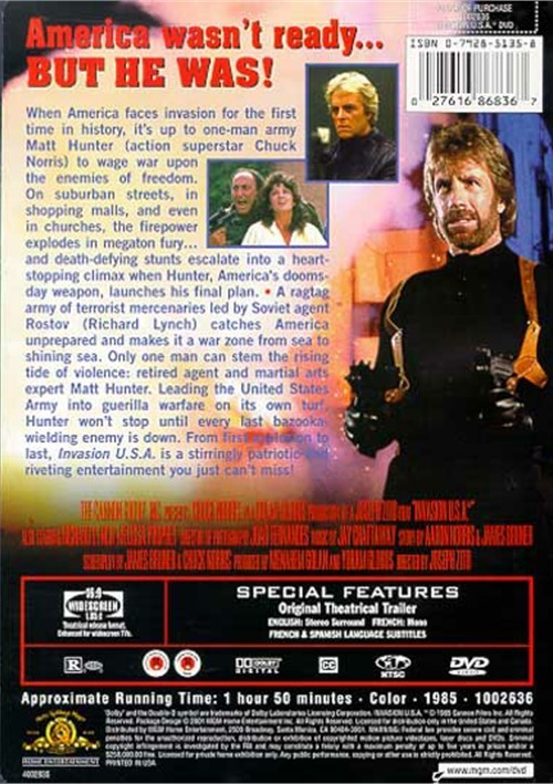 Invasion U.S.A (DVD 1985) | DVD Empire