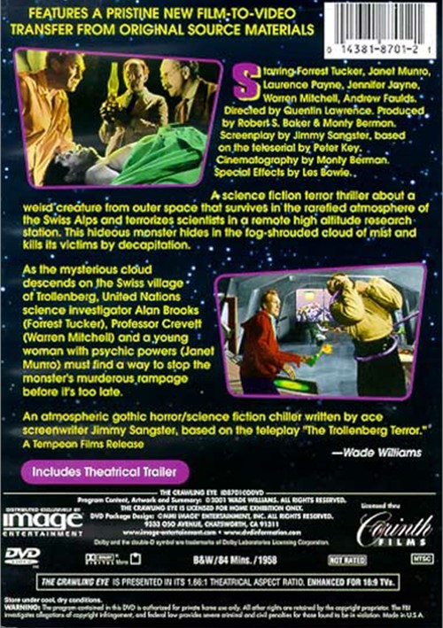 Crawling Eye, The (DVD 1958) | DVD Empire