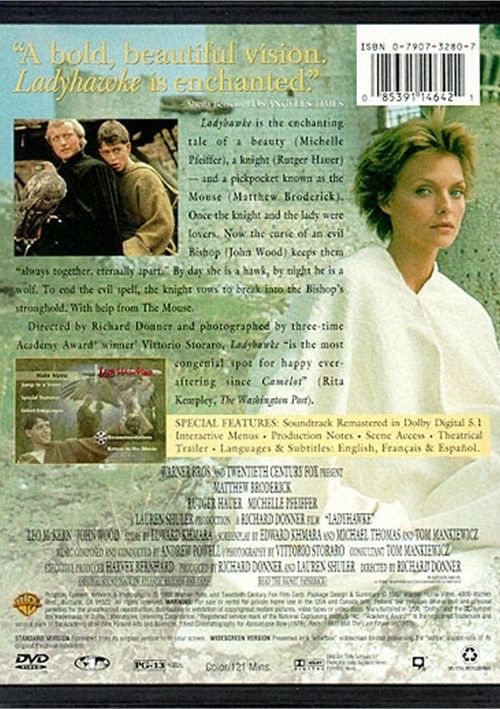 Ladyhawke (DVD 1985) | DVD Empire