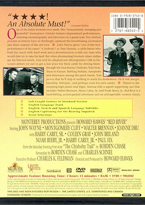 Red River (DVD 1948) | DVD Empire
