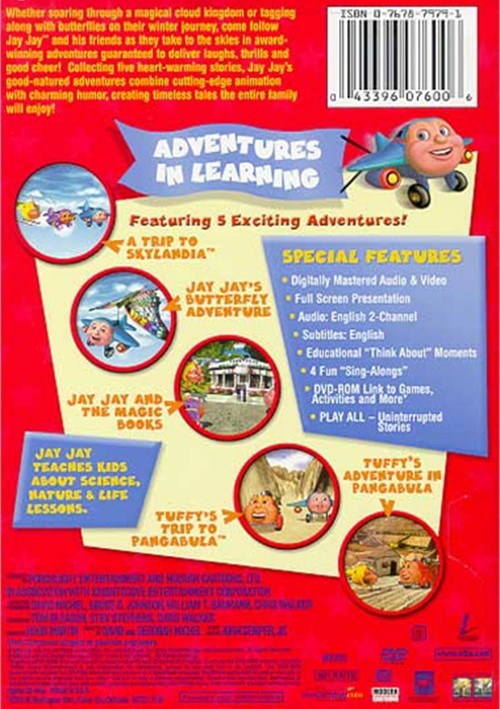 Jay Jay The Jet Plane: Adventures In Learning (DVD 2002) | DVD Empire