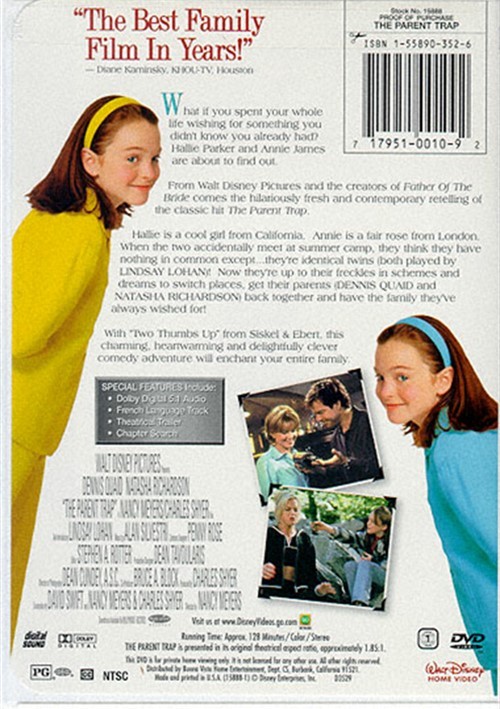 Parent Trap, The (DVD 1998) | DVD Empire