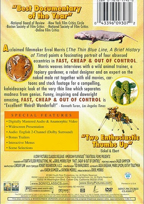 Fast, Cheap & Out Of Control (DVD 1996) | DVD Empire