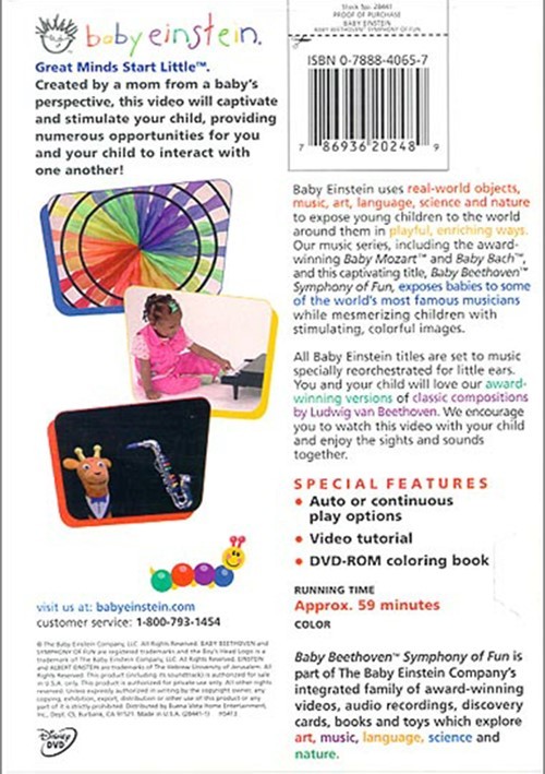 Baby Einstein: Baby Beethoven - Symphony Of Fun (DVD 2002) | DVD Empire