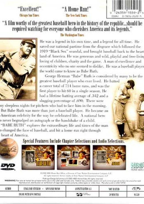 Babe Ruth (DVD 1998) | DVD Empire
