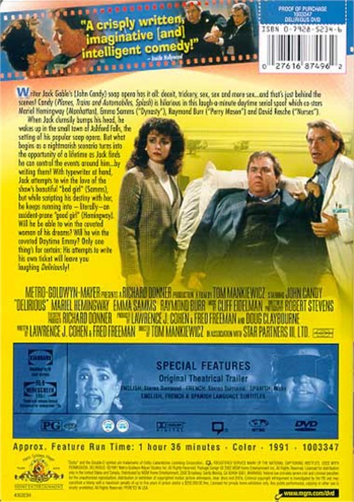 Delirious (DVD 1991) | DVD Empire