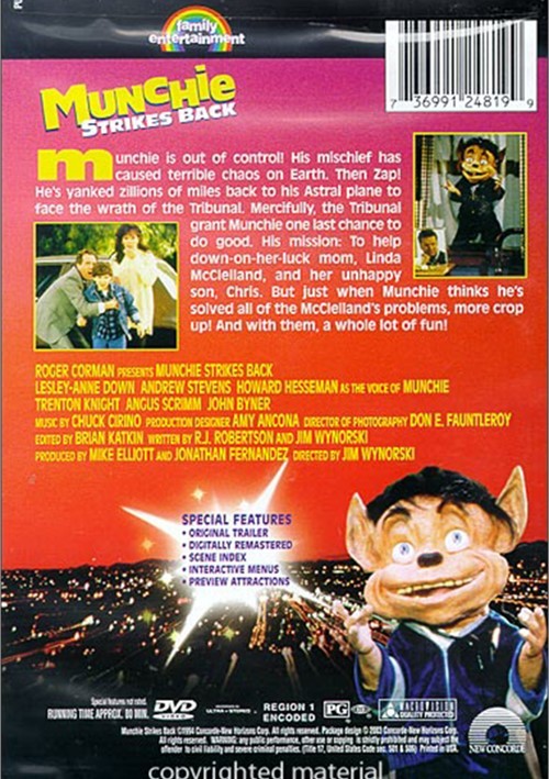 Munchie Strikes Back (DVD 1992) | DVD Empire