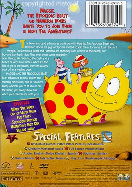 Maggie And The Ferocious Beast: Let's Go To The Beach (DVD 2000) | DVD ...