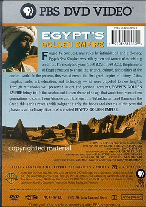 Egypt's Golden Empire (DVD 2001) | DVD Empire
