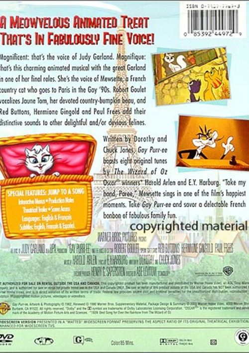 Gay Purr-ee (DVD 1962) | DVD Empire