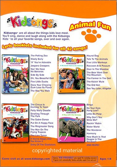 Kidsongs: Animal Fun Box Set (DVD 1995) | DVD Empire