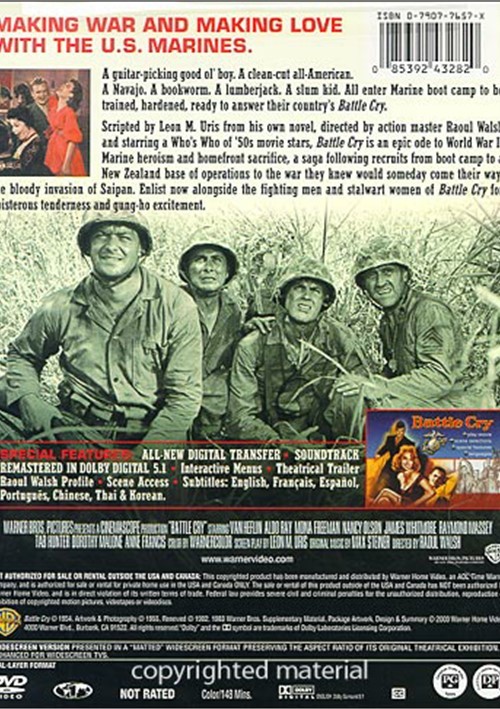 Battle Cry (DVD 1955) | DVD Empire