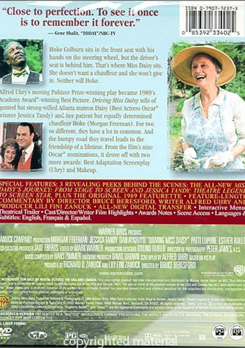 Driving Miss Daisy: Special Edition (DVD 1989) | DVD Empire