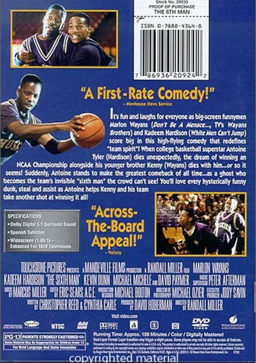 6th Man, The (DVD 1997) | DVD Empire