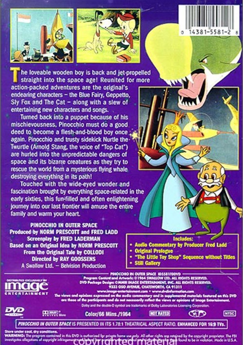 Pinocchio In Outer Space (DVD 1964) | DVD Empire