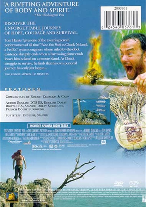 Cast Away (Fullscreen) (DVD 2000) | DVD Empire