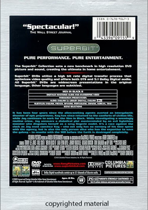 Men In Black II (Superbit) (DVD 2002) | DVD Empire