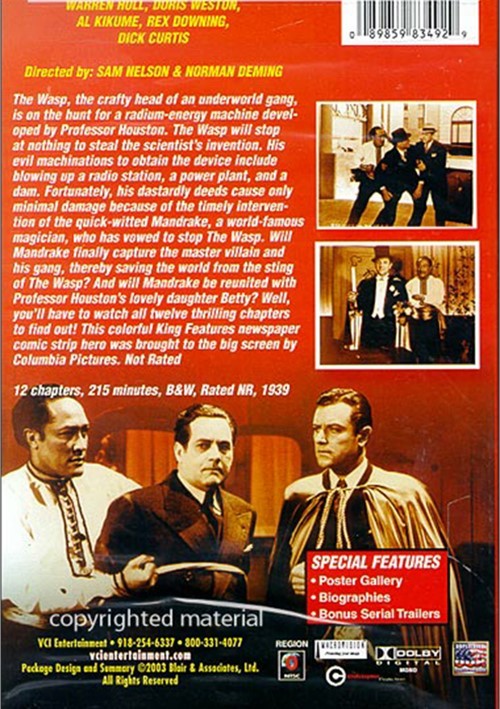 Mandrake, The Magician (DVD 1939) | DVD Empire