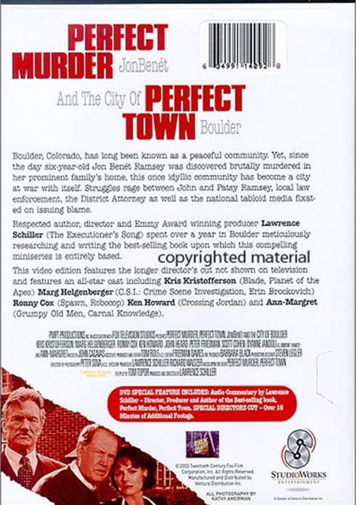 Perfect Murder, Perfect Town (DVD 2003) | DVD Empire