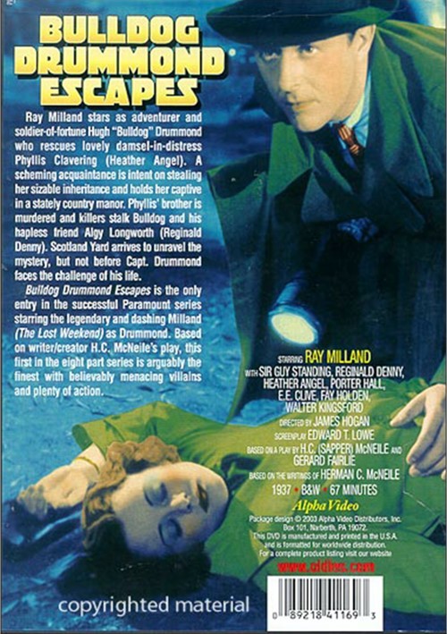 Bulldog Drummond Escapes (Alpha) (DVD 1937) | DVD Empire