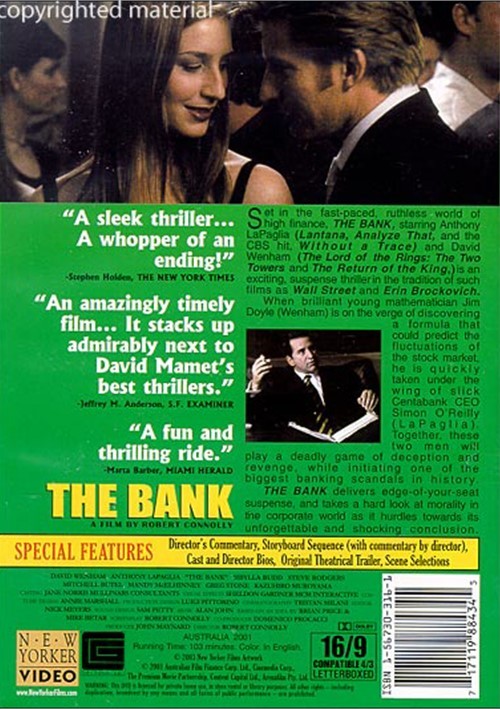 Bank, The (DVD 2001) | DVD Empire