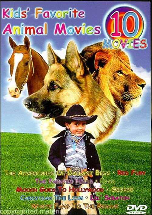 Kids' Favorite Animal Movies: 10-Movie Set (DVD 2003) | DVD Empire