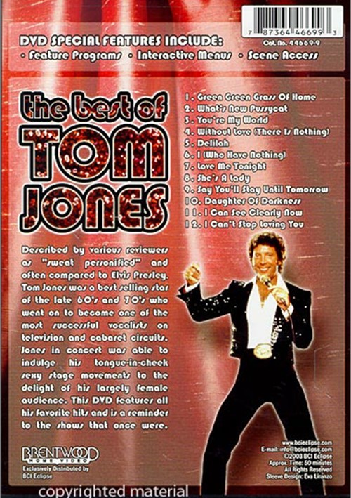 Best Of Tom Jones, The (DVD 2003) | DVD Empire