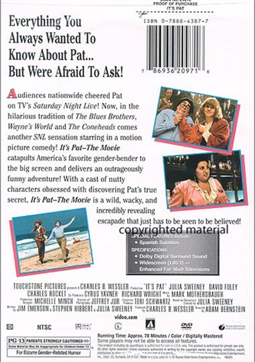 It's Pat: The Movie (DVD 1994) | DVD Empire