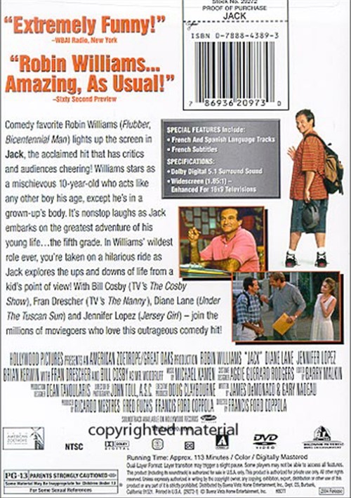 Jack (Robin Williams) (DVD 1996) | DVD Empire
