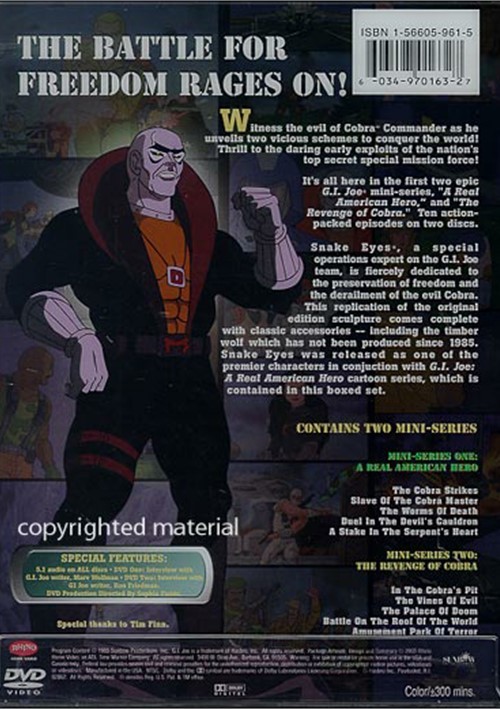 G.I. Joe: Original Mini Series (DVD 1983) | DVD Empire