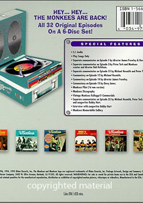 Monkees, The: Season One (DVD 1994) | DVD Empire