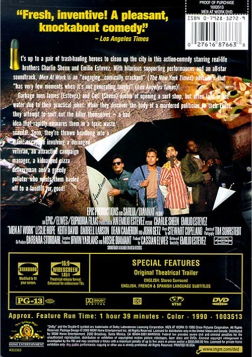 Men At Work (DVD 1990) | DVD Empire