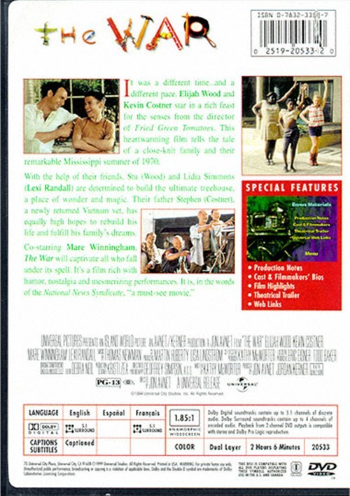 War, The (DVD 1994) | DVD Empire