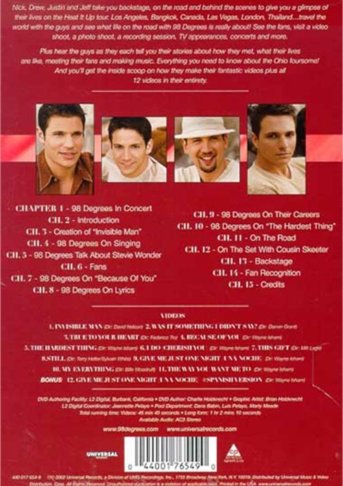 98 Degrees: The Collection (DVD 2002) | DVD Empire