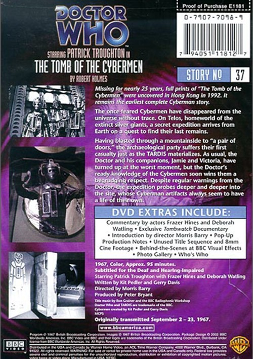 Doctor Who: Tomb Of The Cybermen (DVD 1967) | DVD Empire