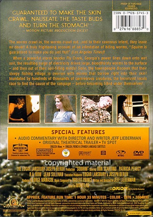 Squirm (DVD 1976) | DVD Empire