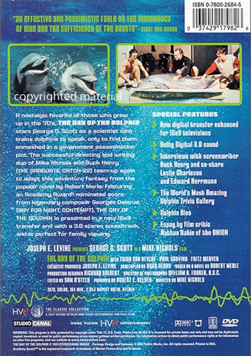 Day Of The Dolphin, The (DVD 1973) | DVD Empire