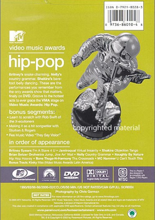 MTV Video Music Awards: Hip-Pop (DVD 1990) | DVD Empire