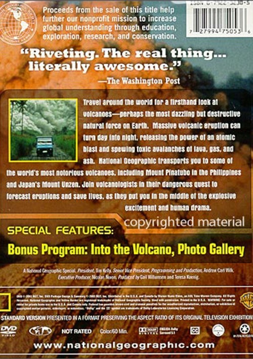 National Geographic: Volcano - Nature's Inferno (DVD 2003) | DVD Empire
