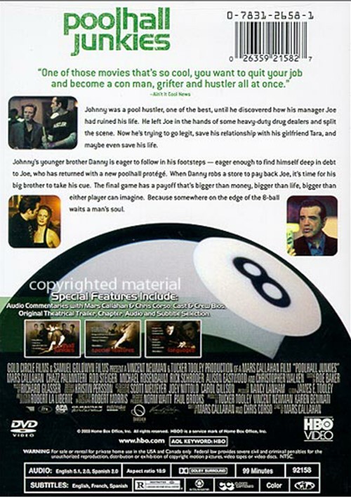 Poolhall Junkies (DVD 2003) | DVD Empire