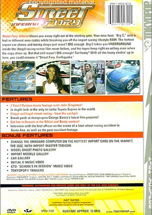 Street Fury: Inferno Edition (DVD 2003) | DVD Empire