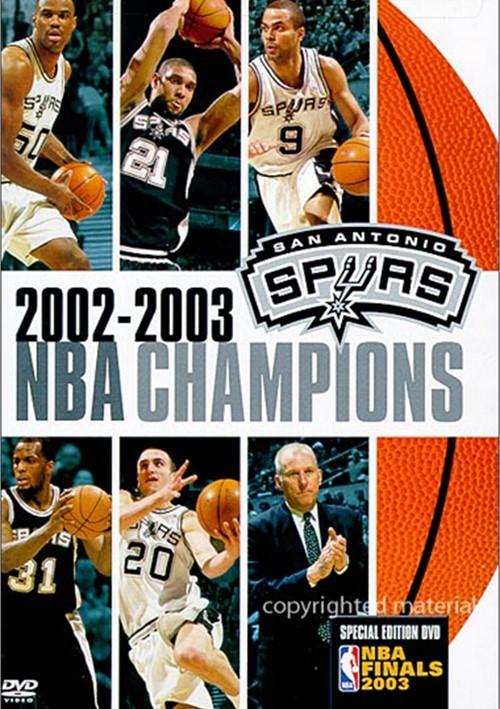 San Antonio Spurs: 2002-2003 NBA Champions (DVD 2003) | DVD Empire