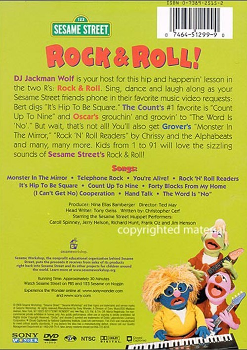 Sesame Street: Rock & Roll! (DVD 2003) | DVD Empire