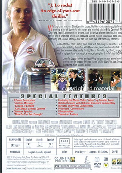 Enough: Special Edition (DVD 2003) | DVD Empire