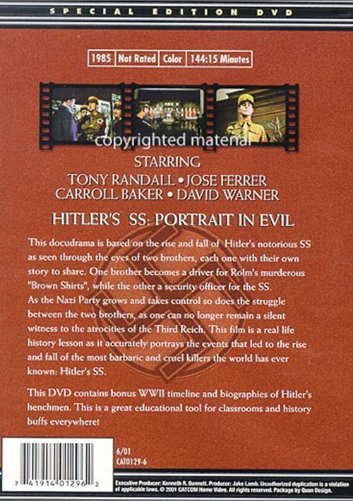 Hitler's SS: Portrait In Evil (DVD 1985) | DVD Empire