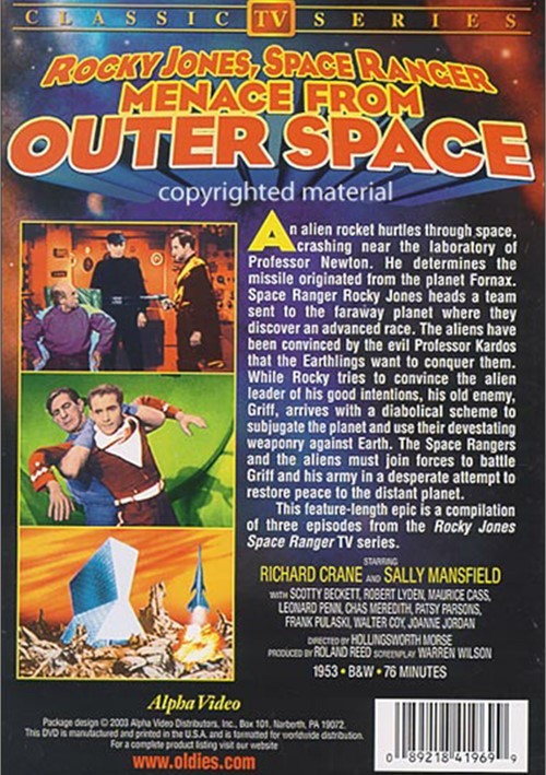 Menace From Outer Space (Alpha) (DVD 1953) | DVD Empire