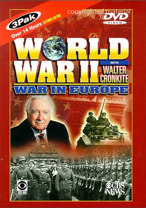 World War II With Walter Cronkite: War In Europe (3 DVD Set) (DVD 1982 ...