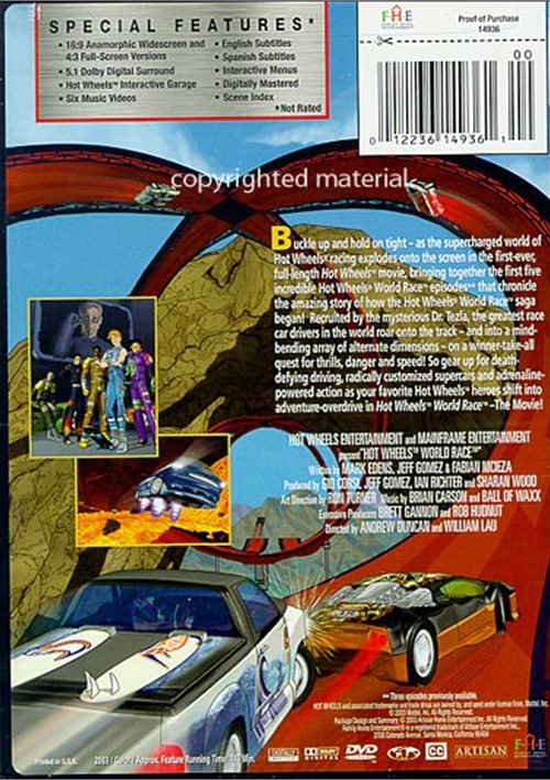 Hot Wheels: World Race (DVD 2003) | DVD Empire